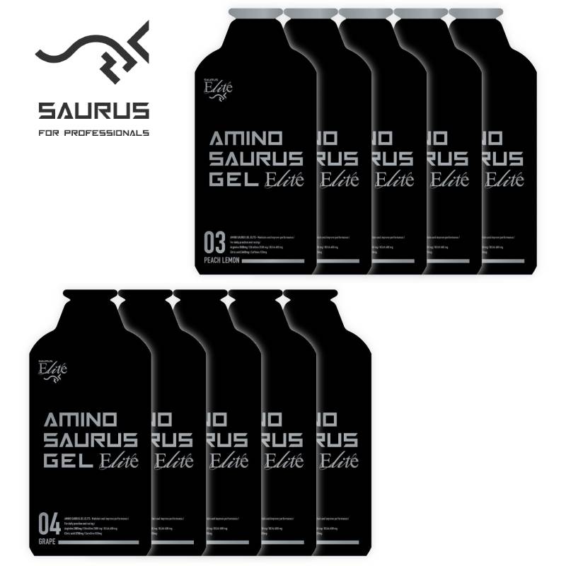 【楽天市場】【賞味期限2026年7月7日】 アミノサウルス AMINO SAURUS GEL Elite 5個セット SS-001 03 04 ...
