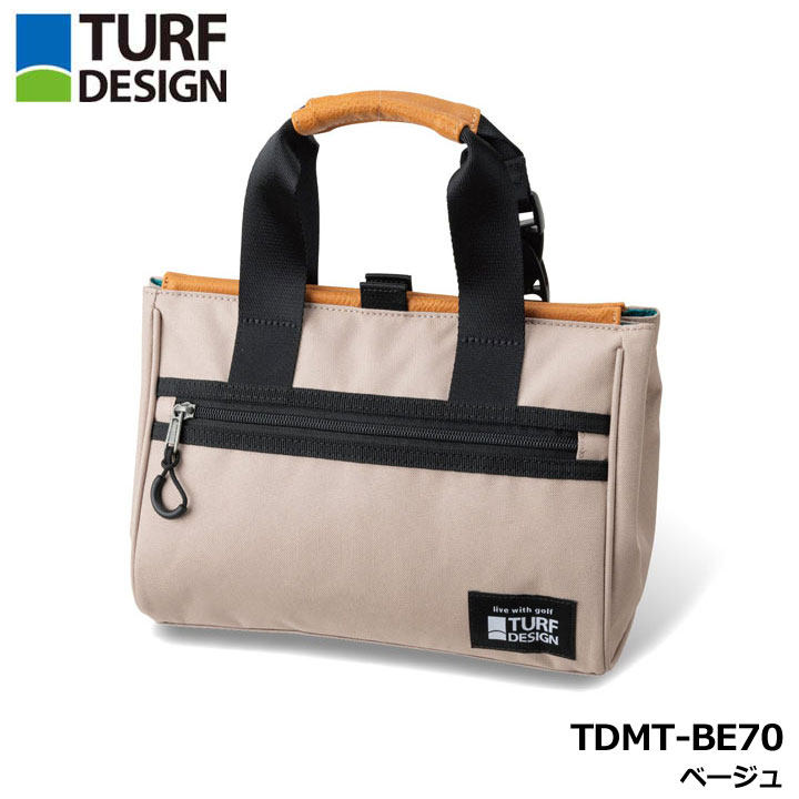 【楽天市場】ターフデザイン TDMT-BE70 ミニトートバッグ ベージュ TURF DESIGN 朝日ゴルフ 10p：フルショット楽天市場店
