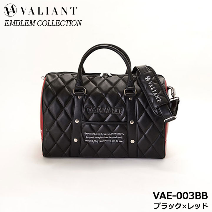 【楽天市場】シェリフの姉妹ブランド！ヴァリアント VAE-003BB エンブレムコレクション ボストンバッグ ブラック×レッド 100本限定 EMBLEM COLLECTION VALIANT ...