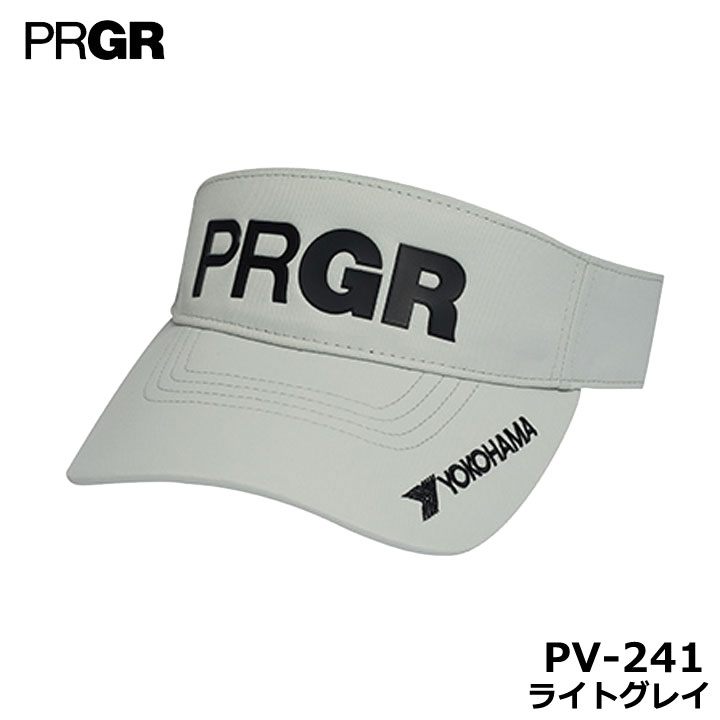 【楽天市場】【2024モデル】プロギア PV-241 やわらかつば スポーツサンバイザー ライトグレイ 帽子 PRGR 20p：フルショット楽天市場店