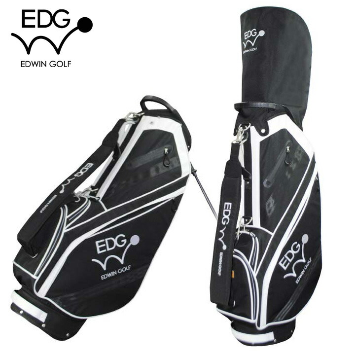 【楽天市場】EDWIN GOLF 9.5型スタンドバッグ EDCB-3479 キャディバッグ (ブラック) 6分割 47インチ対応 Cart Bag ゴルフバッグ スタンド式 エドウィン ...