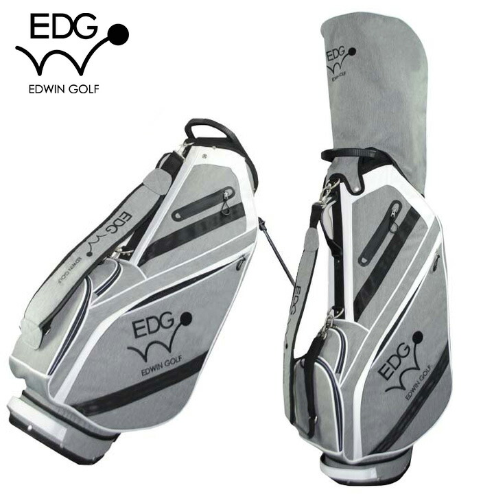 【楽天市場】EDWIN GOLF 9.5型スタンドバッグ EDCB-3479 キャディバッグ (グレー) 6分割 47インチ対応 Cart Bag ゴルフバッグ スタンド式 エドウィン ...