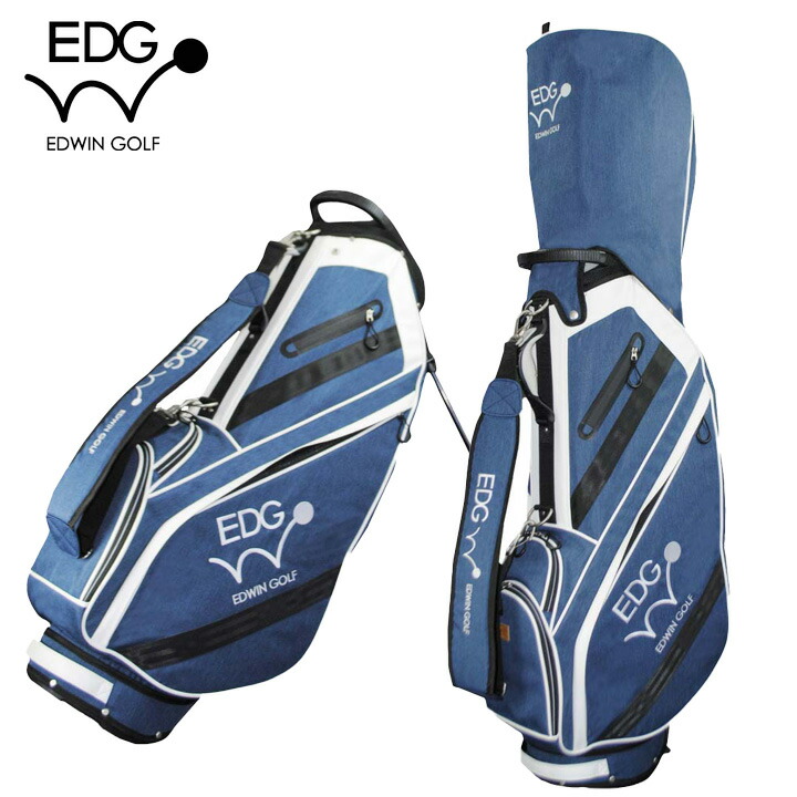 【楽天市場】EDWIN GOLF 9.5型スタンドバッグ EDCB-3479 キャディバッグ (ネイビー) 6分割 47インチ対応 Cart Bag ゴルフバッグ スタンド式 エドウィン ...