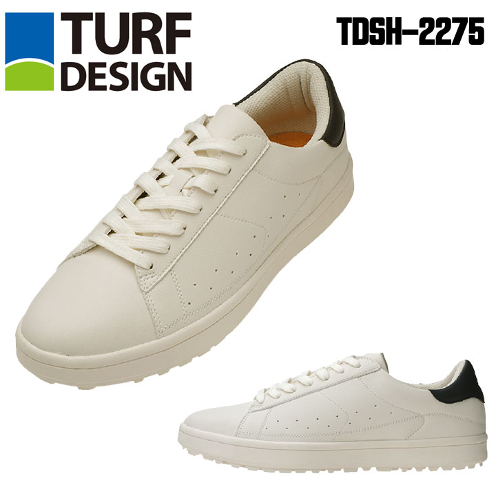 【楽天市場】ターフデザイン TDSH-2275 スパイクレス シューズ アイボリー TURF DESIGN IVORY 朝日ゴルフ：フルショット楽天市場店