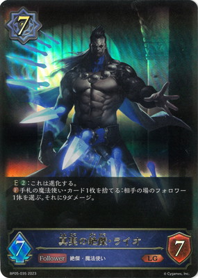 【楽天市場】Shadowverse EVOLVE BP05-035 真実の絶傑・ライオ LG：フルアヘッド