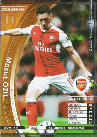 【楽天市場】WCCF 16-17 WOM1 メスト・エジル：フルアヘッド