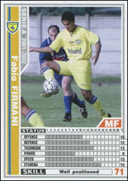 【楽天市場】WCCF 01-02 キエーボ・ヴェローナ 白 059 ファビオ・フィルマーニ：フルアヘッド