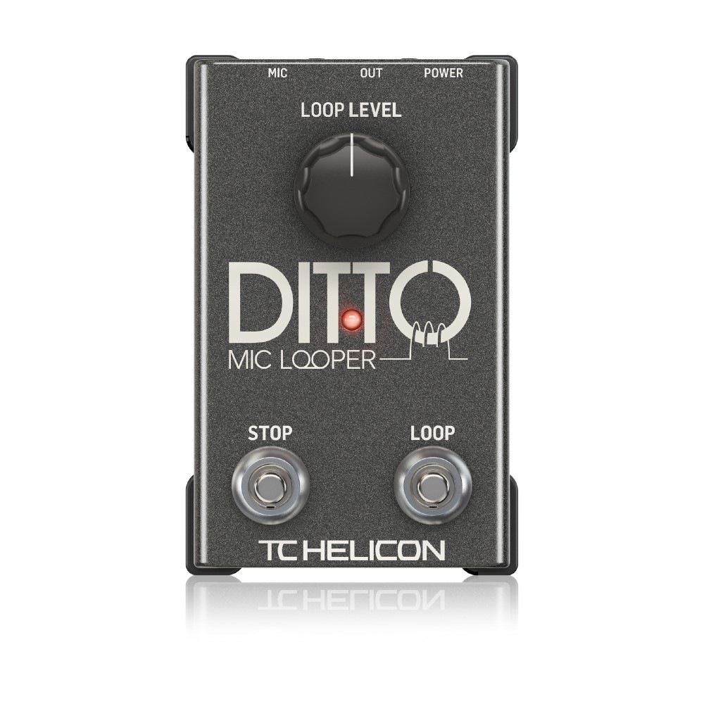 【楽天市場】TC HELICON DITTO MIC LOOPER | ボーカル用エフェクター ルーパー オーバーダブ ボーカル マイク ...