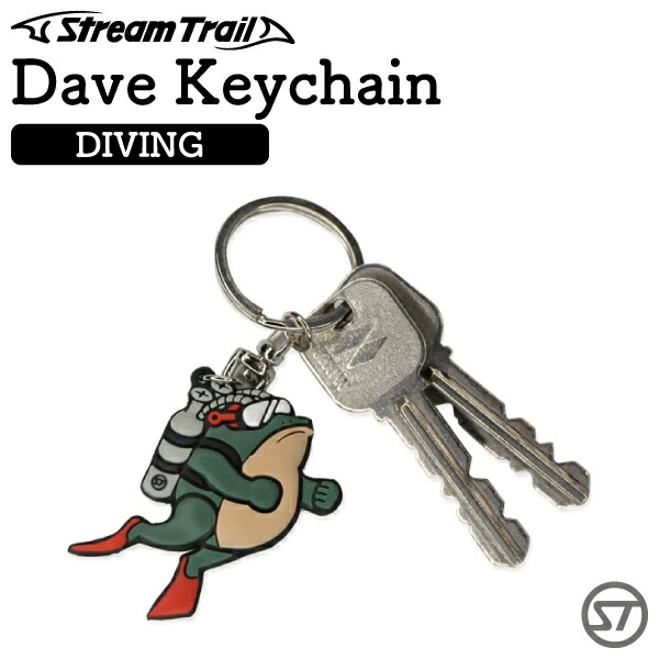【楽天市場】【キーホルダー】Stream TrailストリームトレイルDave Keychain DIVINGデイブ キーチェーン ダイビング ...