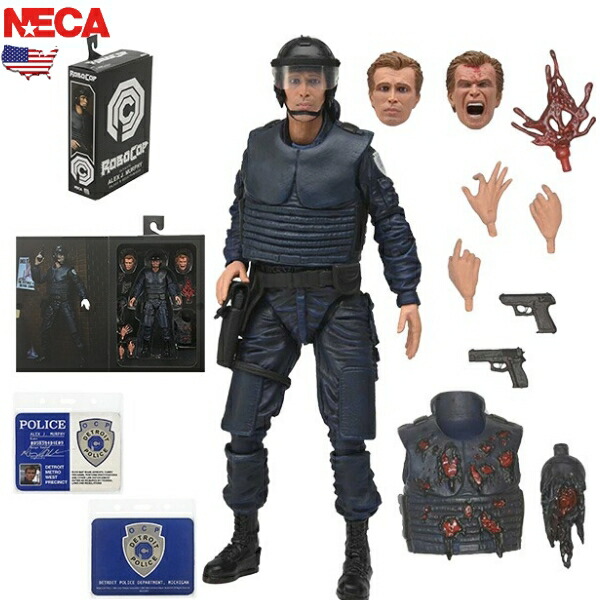 【楽天市場】NECA ロボコップ 7インチ アクションフィギュア アレックス・マーフィー OCPユニホーム フィギュア 映画 グッズ アメトイ ...