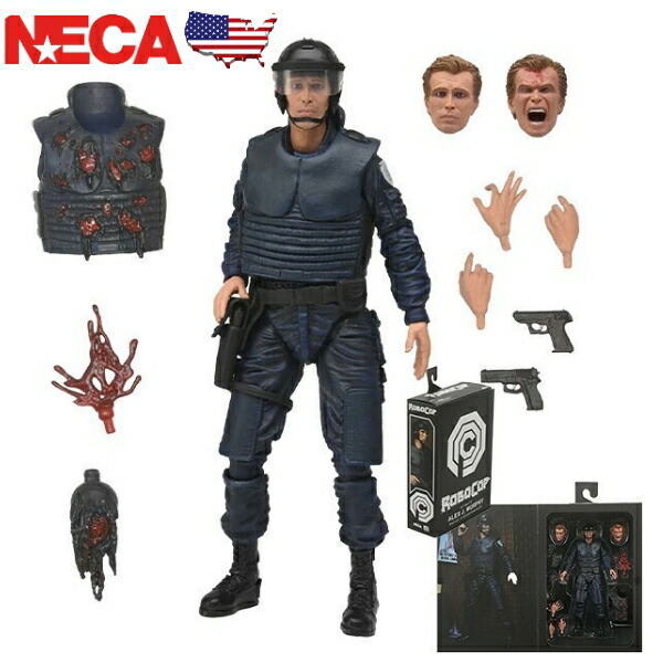 【楽天市場】NECA ロボコップ 7インチ アクションフィギュア アレックス・マーフィー OCPユニホーム フィギュア 映画 グッズ アメトイ ...