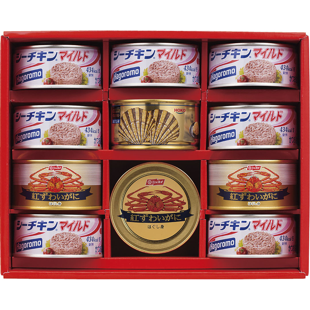 【楽天市場】香典返し お供え 御供 仏事 弔事 法要 法事 [ 紅ずわいがに&シーフードギフト NKH-100 ]お返し 返礼 返礼品 粗品 ...