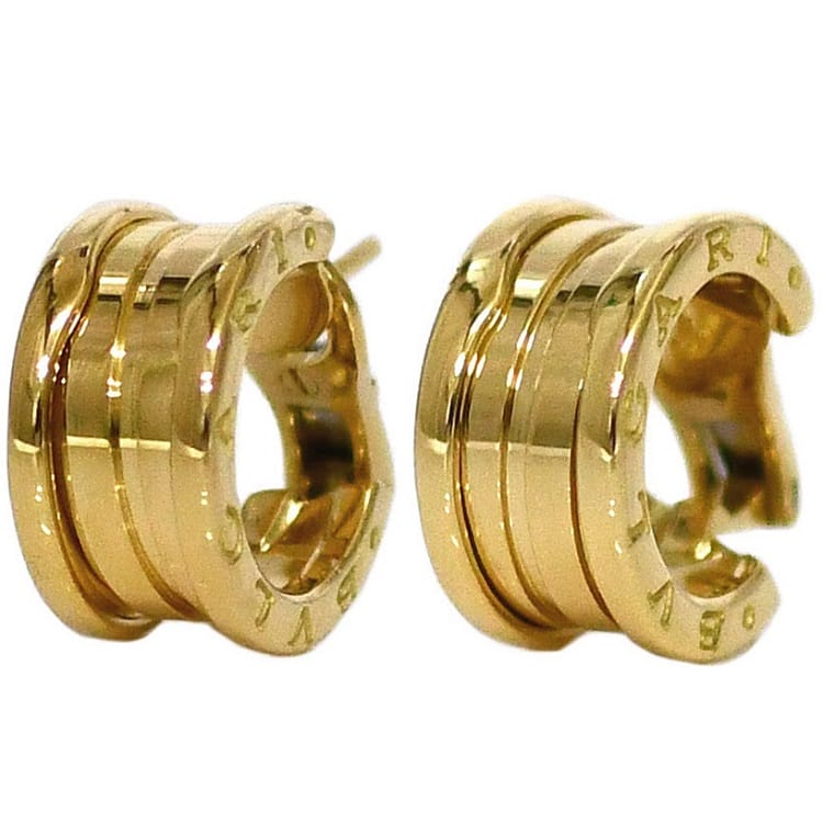 【楽天市場】【送料無料】 ブルガリ ピアス イヤリング イエローゴールド YG B-zero 1 新品 仕上げ済み 美品 750 K18 Sランク BVLGARI ジュエリー アクセサリー 金 ...