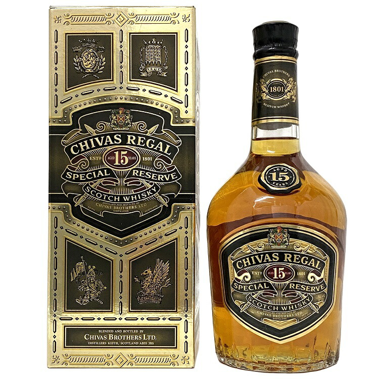 【楽天市場】【送料無料】 シーバスリーガル 15年 CHIVAS REGAL 15 SPECIAL RESERVE ウイスキー 未開封 未開栓 内容量 750ml アルコール度数 43% 43 ...