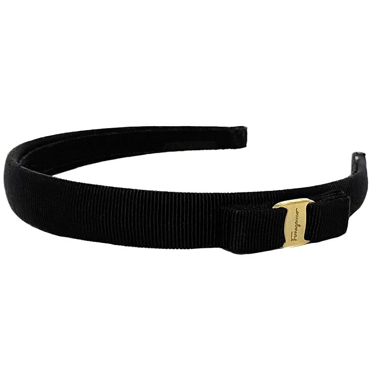 【楽天市場】【送料無料】 サルヴァトーレ フェラガモ カチューシャ ブラック ヴァラ ec-20664 ヘアアクセサリー キャンバス GP ...