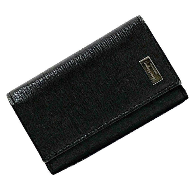 【楽天市場】【送料無料】 サルヴァトーレ フェラガモ 6連 キーケース ec-21681 ブラック JL-66 A225 美品 レザー 中古 ...