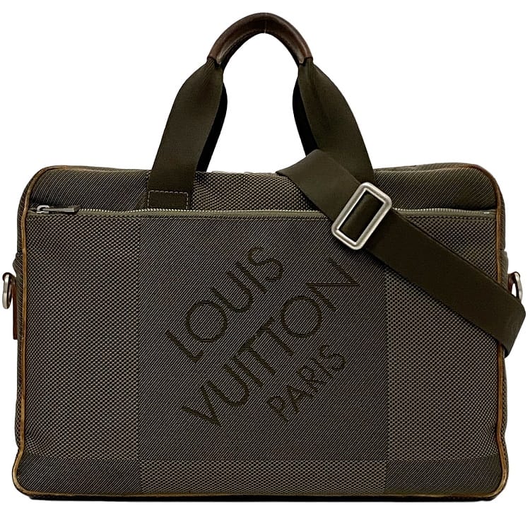 【楽天市場】【送料無料】 ルイ ヴィトン ビジネスバッグ アソシエ PM ec-22049 カーキグリーン ダミエ ジュアン N58039 ...