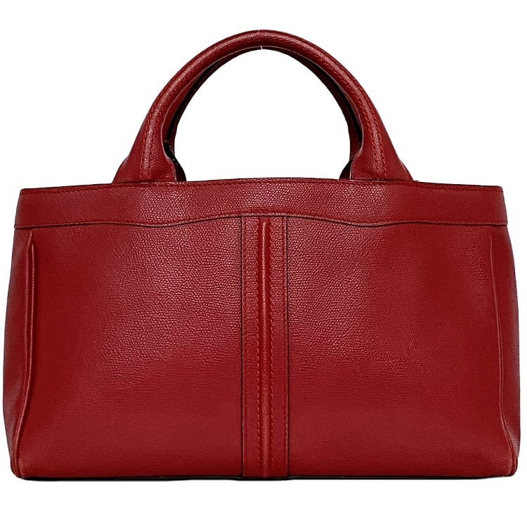 【楽天市場】【送料無料】 ヴァレクストラ ハンドバッグ f-22214 レッド 美品 レザー 中古 U0O N398238 Valextra ...