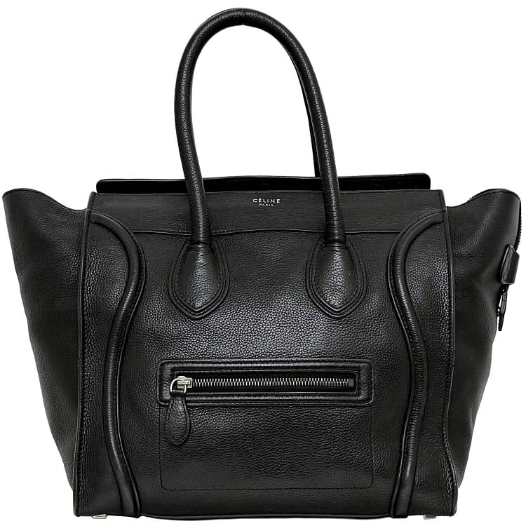 【楽天市場】【送料無料】 セリーヌ トートバッグ ミニ ラゲージ ショッパー ec-22389 ブラック 165213 訳あり レザー 中古 ...