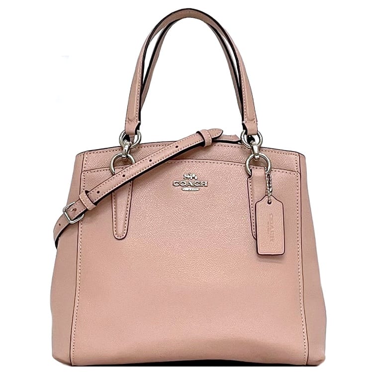 【楽天市場】【送料無料】 コーチ 2way バッグ ec-23157 ピンク F67091 美品 レザー 中古 COACH ハンドバッグ ...