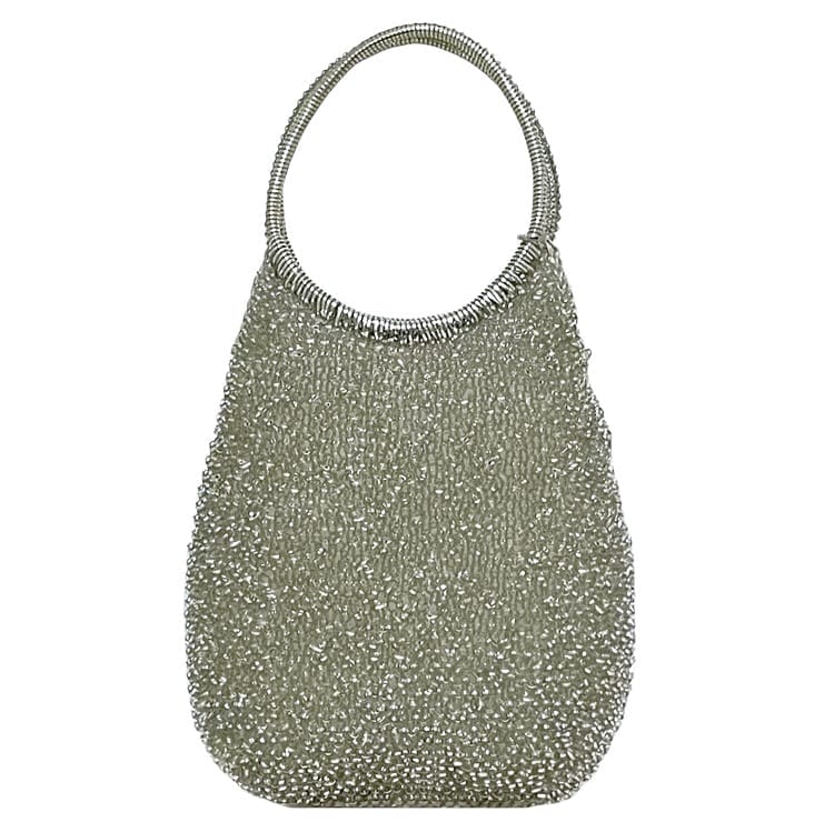 【楽天市場】アンテプリマ ハンドバッグ ワイヤーバッグ ec-22708 シルバー 美品 PVC 中古 ANTEPRIMA 編み込み シンプル ...