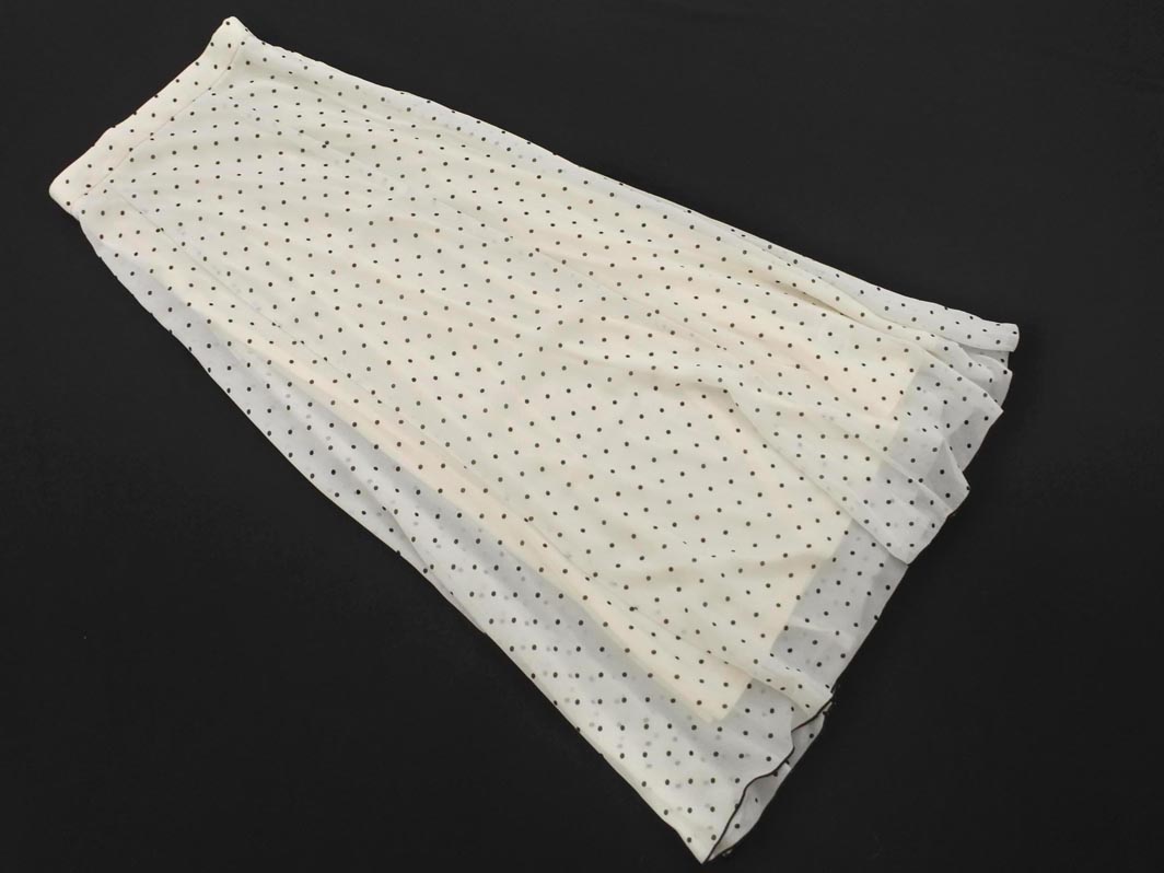 【楽天市場】GRL グレイル シフォン ドット マキシ スカート sizeS/白 ☆ fea7 レディース【USED】【中古】【古着 ...