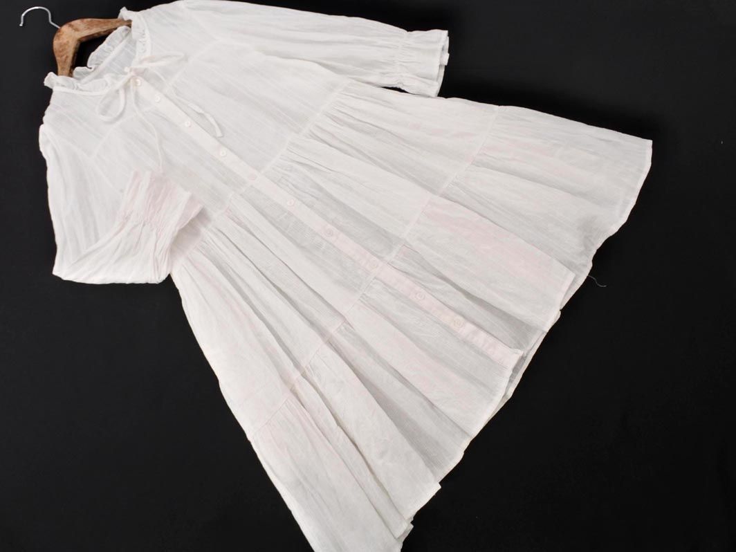 【楽天市場】GRL グレイル ティアード シャツ チュニック ワンピース sizeM/白 ☆ eha6 レディース【USED】【中古】【古着 ...