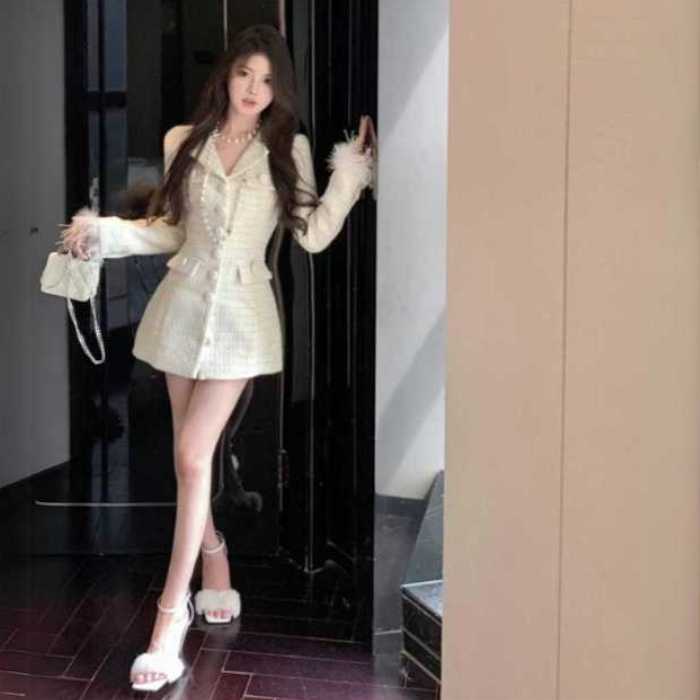 楽天市場】きれいめ レディースファッション ツィード セットアップ