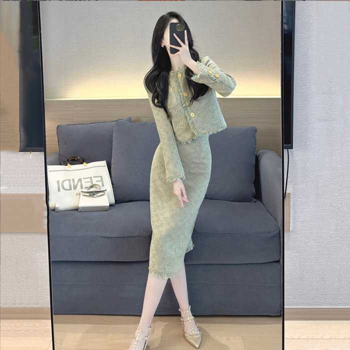 楽天市場】きれいめ レディースファッション ツィード セットアップ