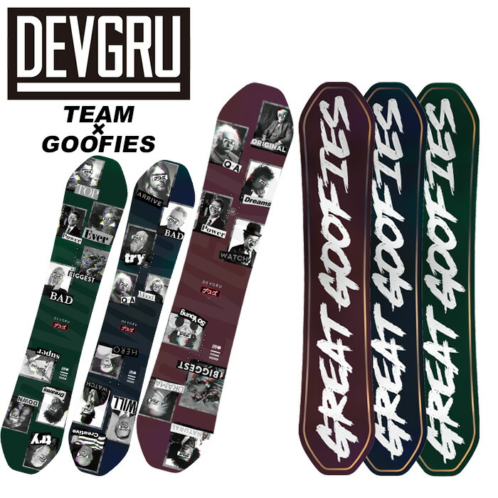【楽天市場】DEVGRU デブグル スノーボード 板 TEAM×GOOFIES 23-24 モデル：FUSO SKI SNOWBOARD