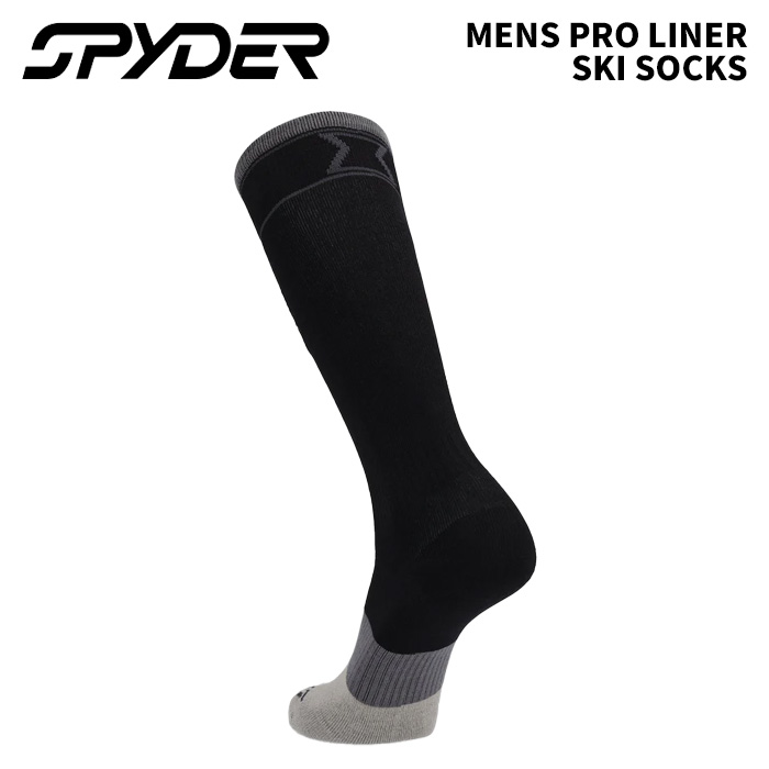 【楽天市場】SPYDERMENS MENS PRO LINER SKI SOCKS 24-25(2025)モデル スパイダー ソックス：FUSO SKI SNOWBOARD