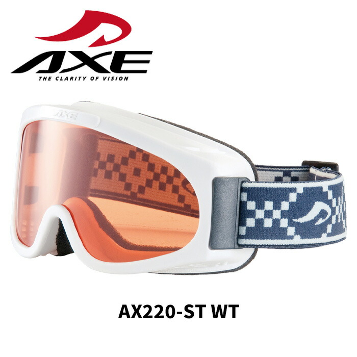 【楽天市場】AXE アックス ゴーグル AX220-ST WT 24-25モデル：FUSO SKI SNOWBOARD