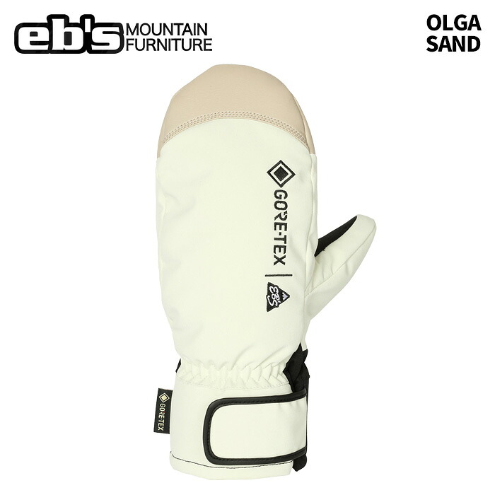 【楽天市場】eb's【24/25・OLGA：SAND】エビス オルガ グローブ 3WAY インナーグローブ付随 耐水 防水 保温 スノーボード ...
