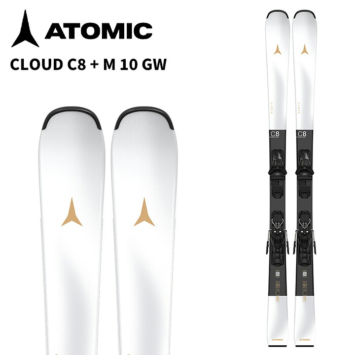 【楽天市場】ATOMIC アトミック スキー板 CLOUD C8 + M 10 GW ビンディングセット 25-26 モデル レディース：FUSO SKI SNOWBOARD