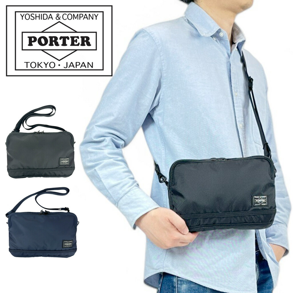 【楽天市場】ポーター フラッシュ ショルダーバッグ 689-05940 10 ブラック PORTER 吉田カバン ショルダーポーチ FLASH ギフト プレゼント 日本製 小さめ 斜めがけ 2 ...