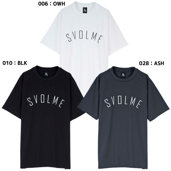 【楽天市場】【ネコポス送料無料】スボルメ SVOLME Tシャツ ランニング Tシャツ オーバーサイズアーチロゴ 25SS フットサル サッカー 125136500：フタバSP 楽天市場店