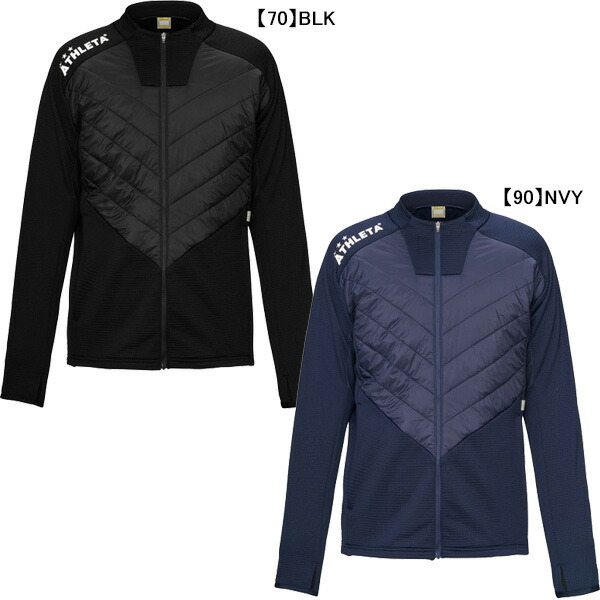 【楽天市場】アスレタ ATHLETA グリッド起毛パディングTRジャケット 04175 サッカー フットサル ジャージ 防寒 メンズ：フタバ ...