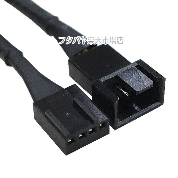 【楽天市場】PWM 4pin電源延長スリーブケーブル 40cm PWMファン端子延長ケーブル PWM 4pin(オス)-PWM 4pin(メス) スリーブ仕様(線がまとまる) 長さ:約40cm ...