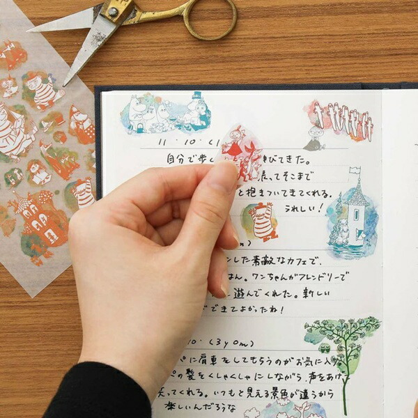 【楽天市場】ムーミン MOOMIN 転写シール カラー ステッカー 全4種類 ハイタイド HIGHTIDE スナフキン リトルミイ ムーミン ...