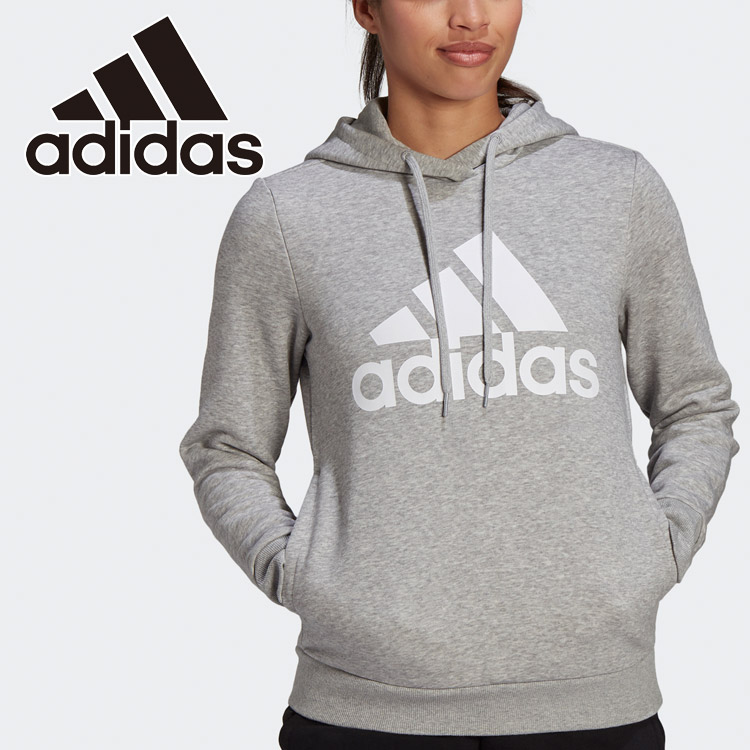 【楽天市場】アディダス W ESS BL 裏起毛 スウェットパーカー 28879-GL0719 レディース：FZONEスポーツ