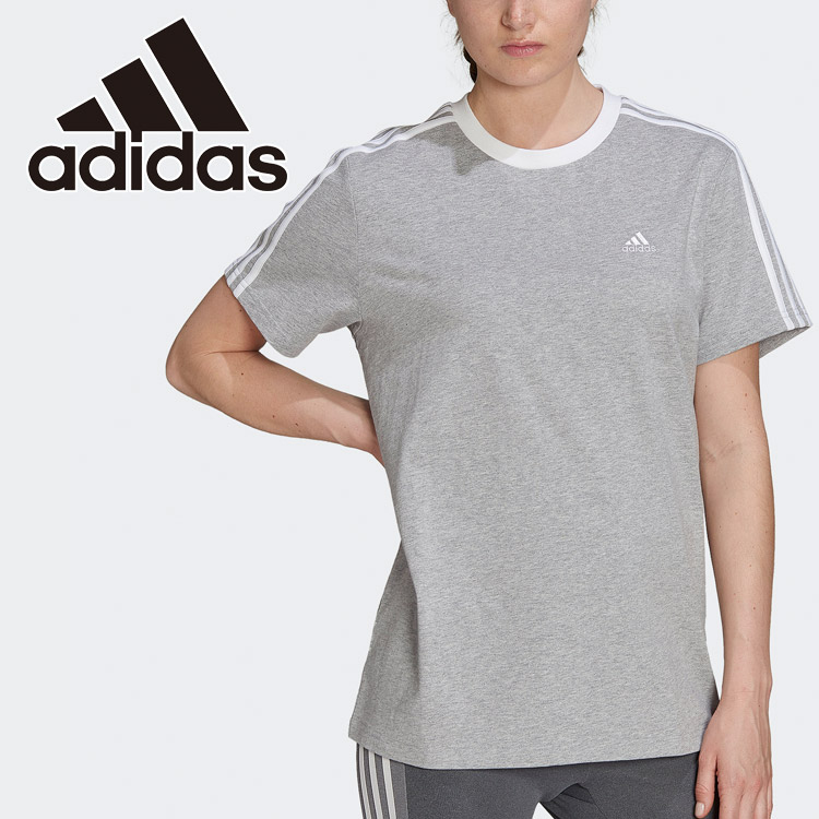 【楽天市場】お買い得スペシャルプライス メール便送料無料 アディダス W ESS 3S BF Tシャツ IXV18-HC0106 レディース ...