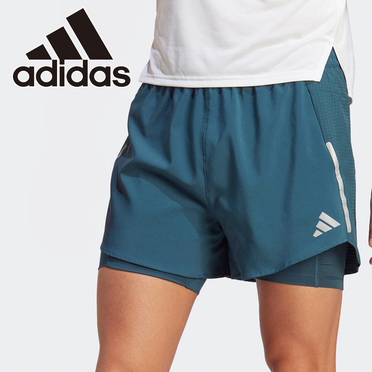 【楽天市場】お買い得スペシャルプライス メール便送料無料 アディダス M D4R SHORT 2IN1 HI246-IJ9409 メンズ ...