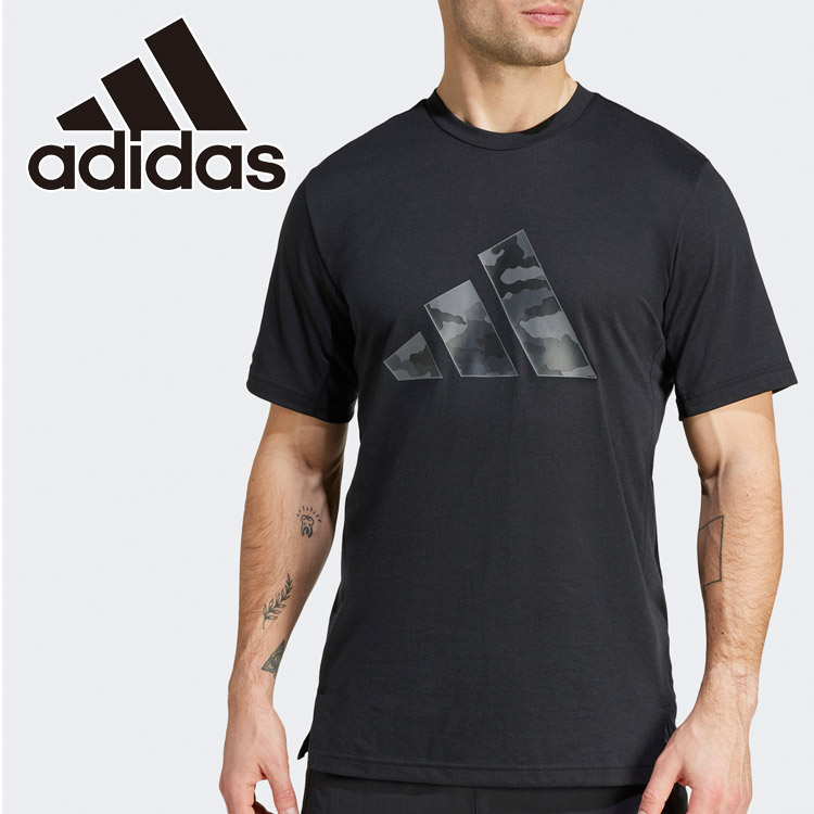【楽天市場】お買い得スペシャルプライス メール便送料無料 アディダス M CAMO ビッグロゴ Tシャツ JUA02-IS6151 メンズ ...