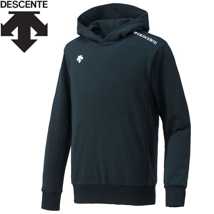 【楽天市場】デサント DESCENTE フーデッドスウェット フード パーカー プルオーバー メンズ DTM-2601B-BLK：FZONEスポーツ