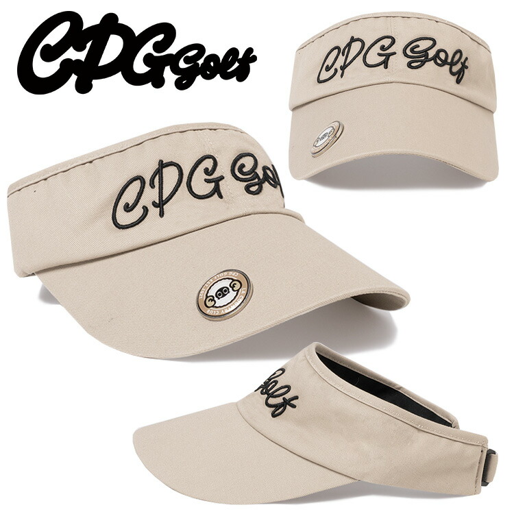 【楽天市場】CPG GOLF CPG LOGOツイル サンバイザー レディース 2025秋冬 1514-25206 帽子：FZONEスポーツ