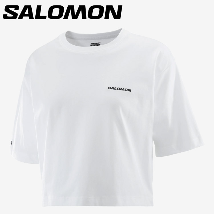 【楽天市場】メール便送料無料 サロモン SALOMON LOGO CROP TEE W LC2527900 レディース：FZONEスポーツ