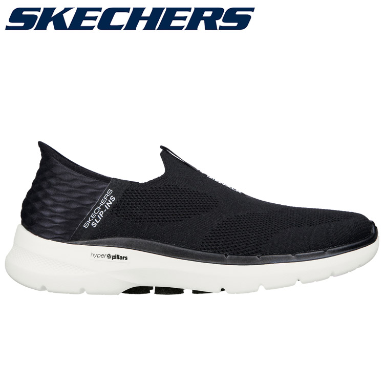 【楽天市場】お買い得スペシャルプライス スケッチャーズ GO WALK 6 - EASY ON 216278-BLK メンズ レディース ...