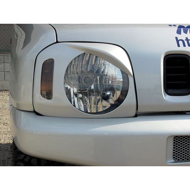 【楽天市場】【メーカー直送】MASTER PIECE 人呼んで「ガンバル君」！！ ジムニーJB23W JB33W JB43W 用 ヘッドライトカバー（つり目タイプ） EX-S05 ...