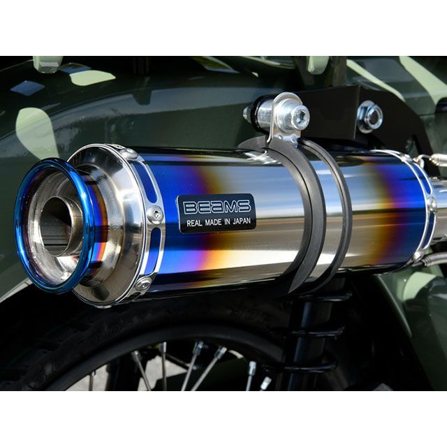 【楽天市場】BEAMS R-EVO TYPE C チタン 政府認証 G1018-56-007 ビームス マフラー本体 バイク CT125 ...