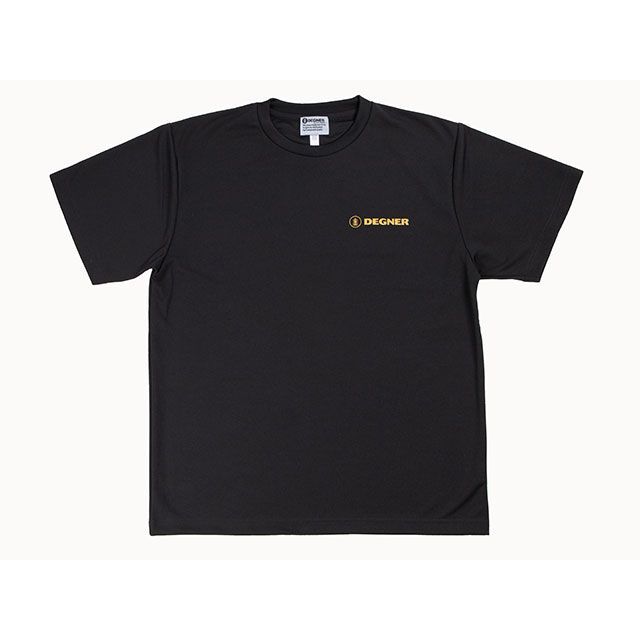 【楽天市場】DEGNER 2024春夏モデル 24TS-3 デグナードライTシャツ（ブラック/ゴールド） サイズ M 24TS-3 メーカー在庫あり デグナー カジュアルウェア バイク：パーク ...